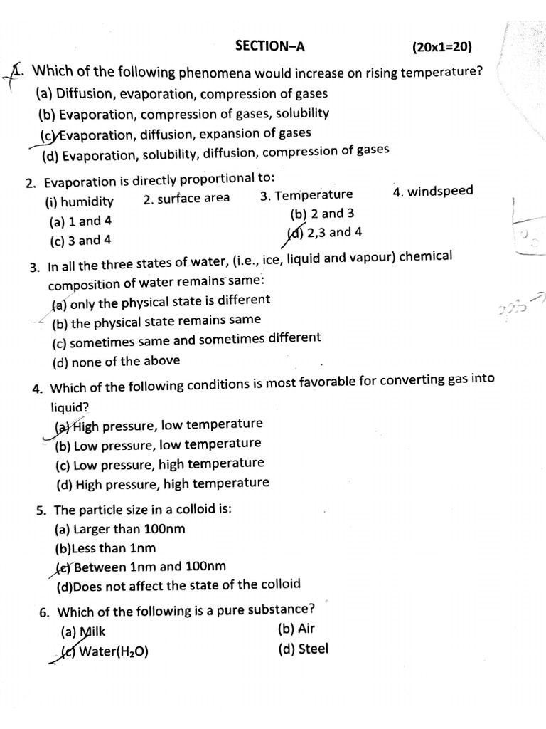 GR 9 Science Half Yearly | PDF