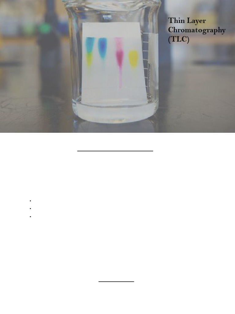 Thin Layer Chromatography | PDF | Thin Layer Chromatography ...