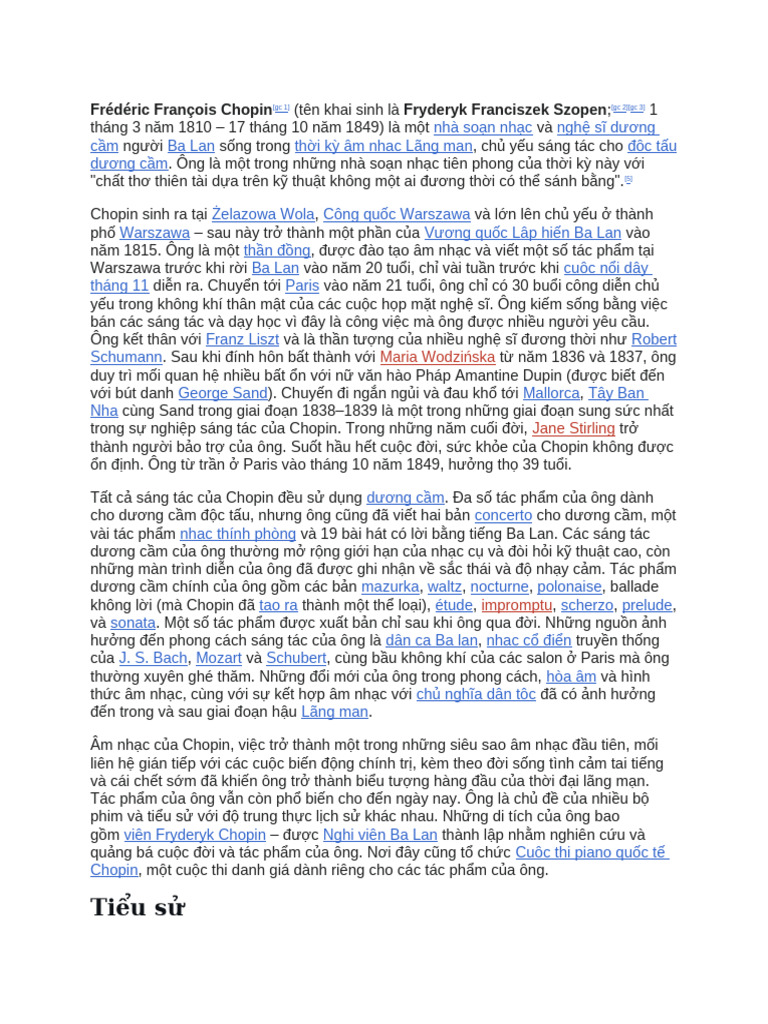 Frédéric Chopin | PDF