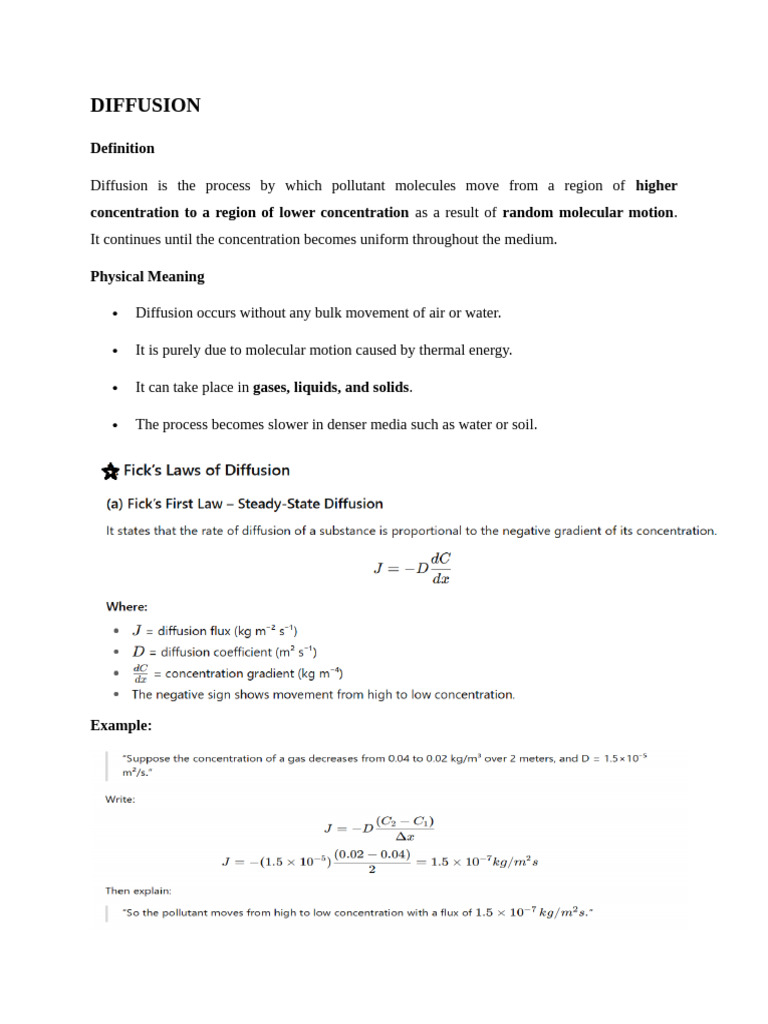 Understanding Diffusion and Reverse Flow | PDF | Diffusion | Process ...
