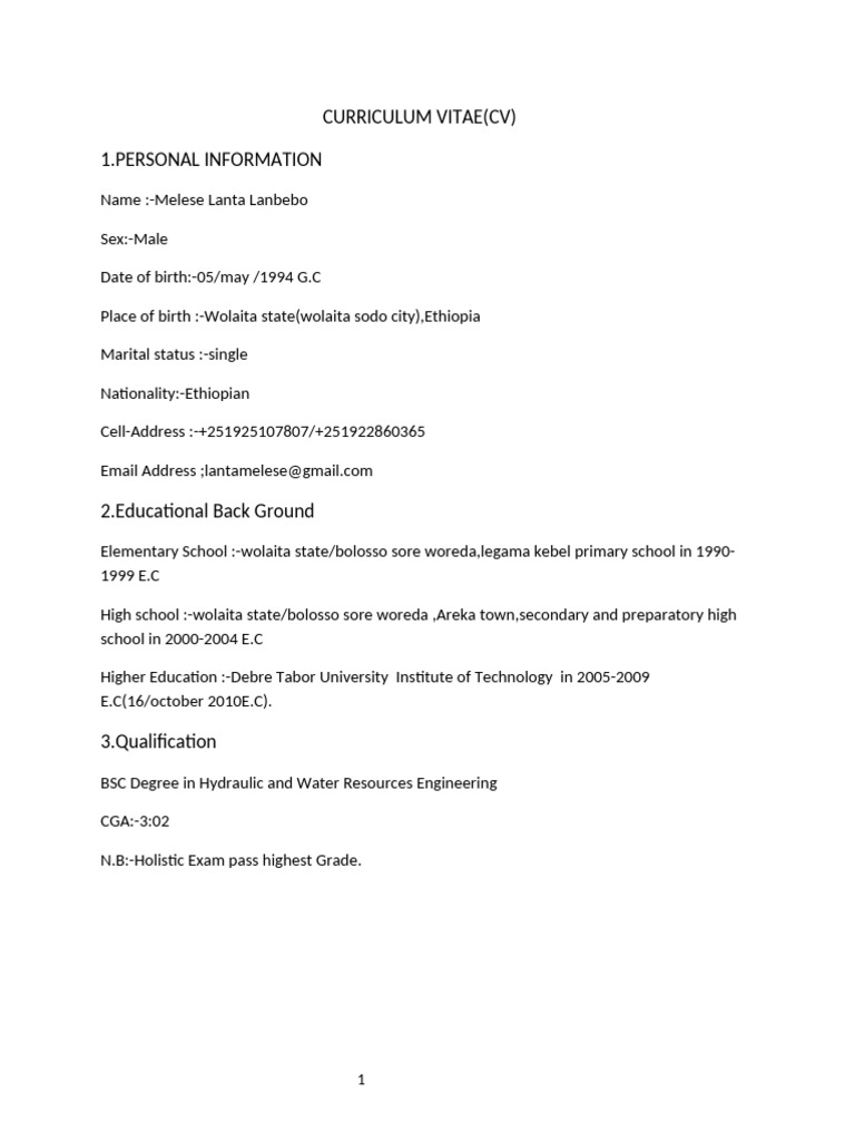 Melese Scholar Partcipate | PDF