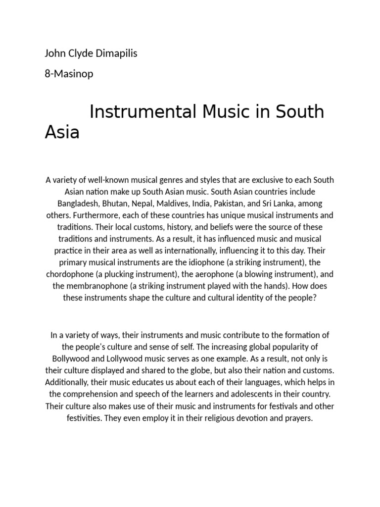 Music Proj | PDF
