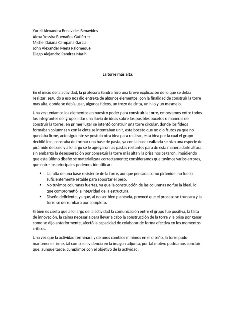 La Torre Mas Alta | PDF | Torre