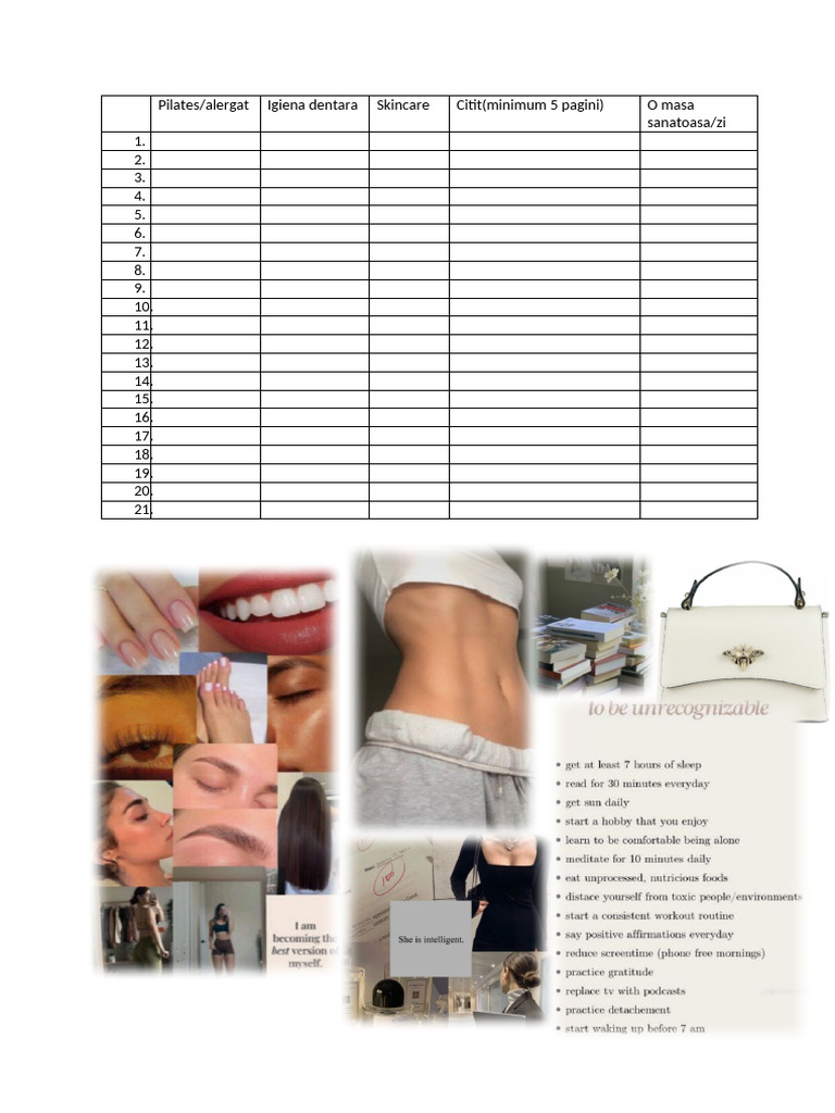 Habit Tracker Plus Vision Board | PDF