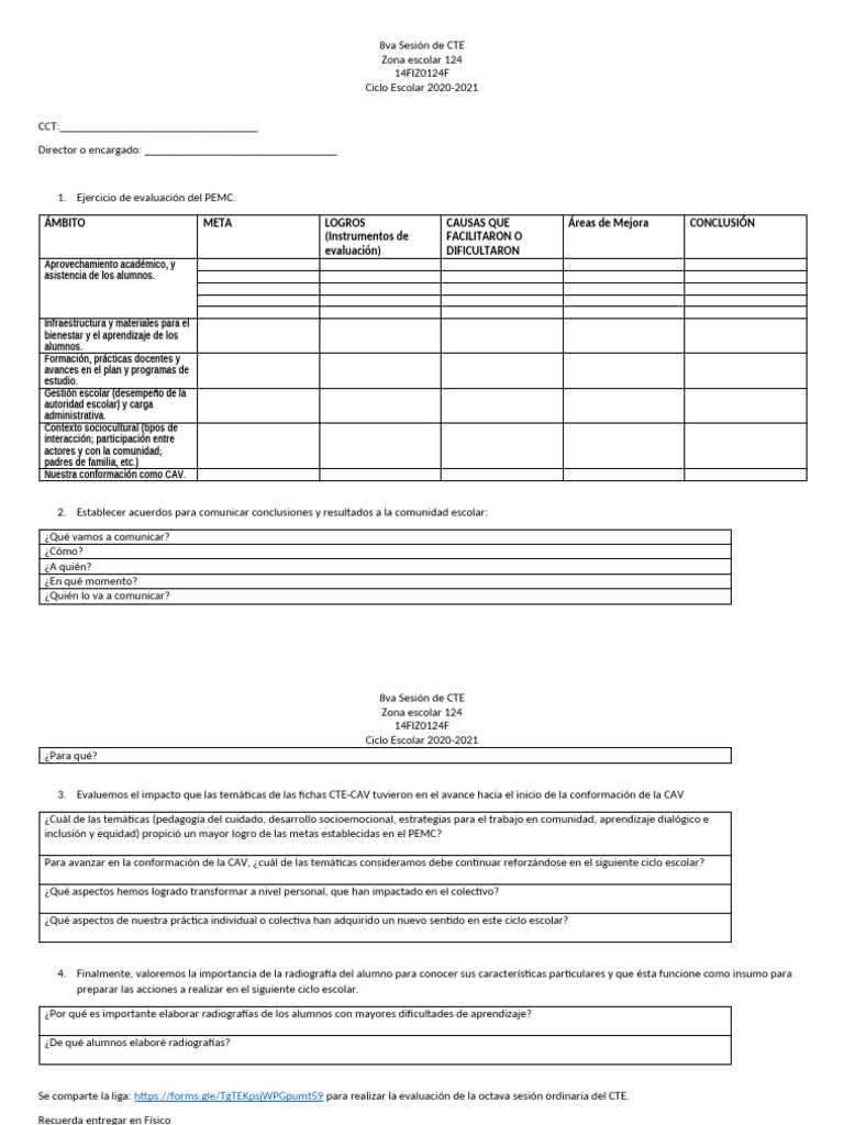 8va Sesión CTE 20-21 | PDF | Aprendizaje | Modificación de comportamiento