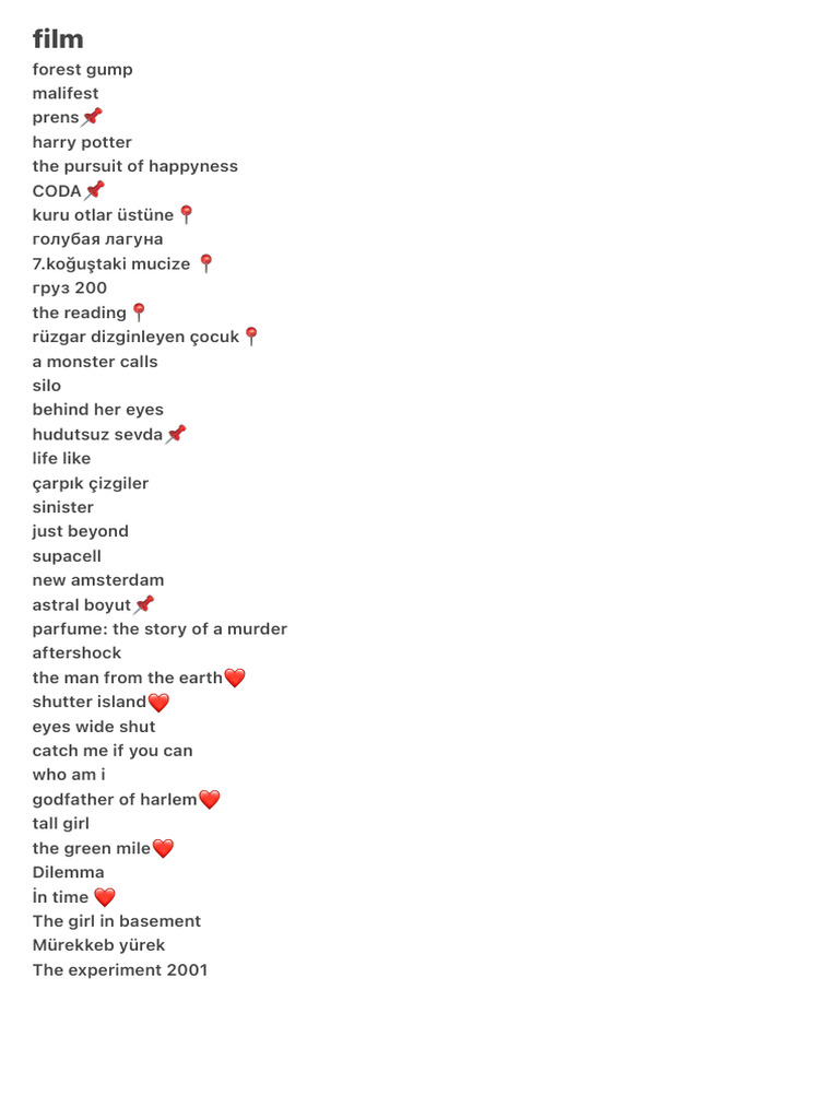 Movie Titles and Descriptions List | PDF