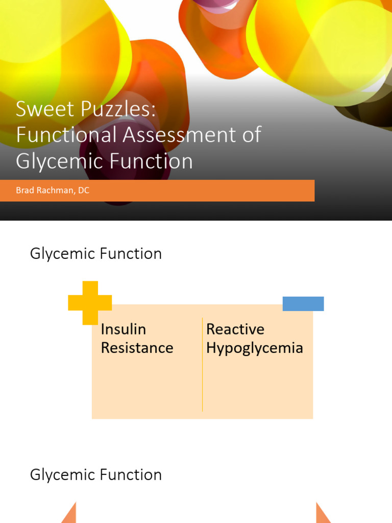 Glycemic Function Assessment - PPT Alone | PDF | Glycated Hemoglobin | Hypoglycemia