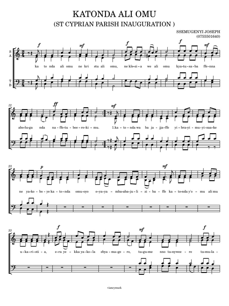Katonda Ali Omu Final | PDF