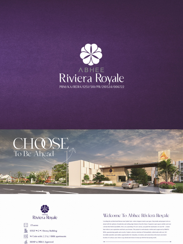 Abhee Riviera Royale Overview | PDF