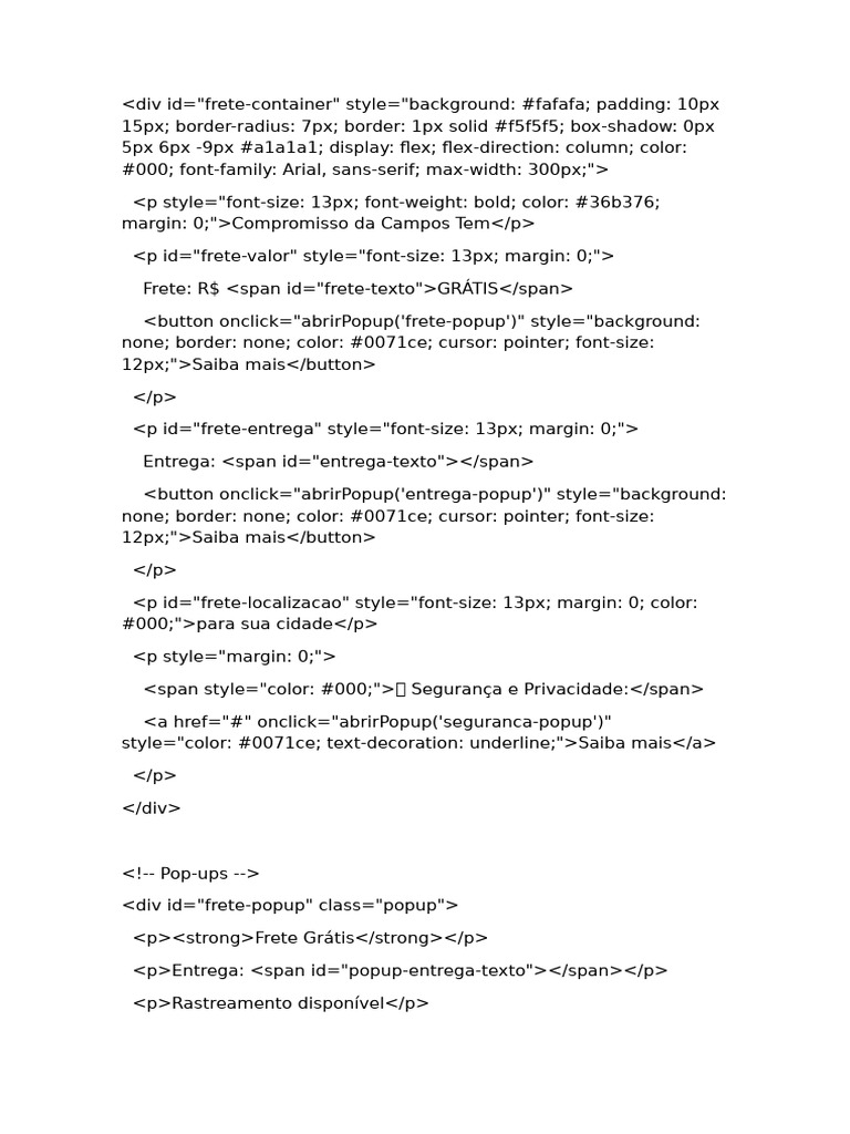 Script Com Pop Ups Original | PDF