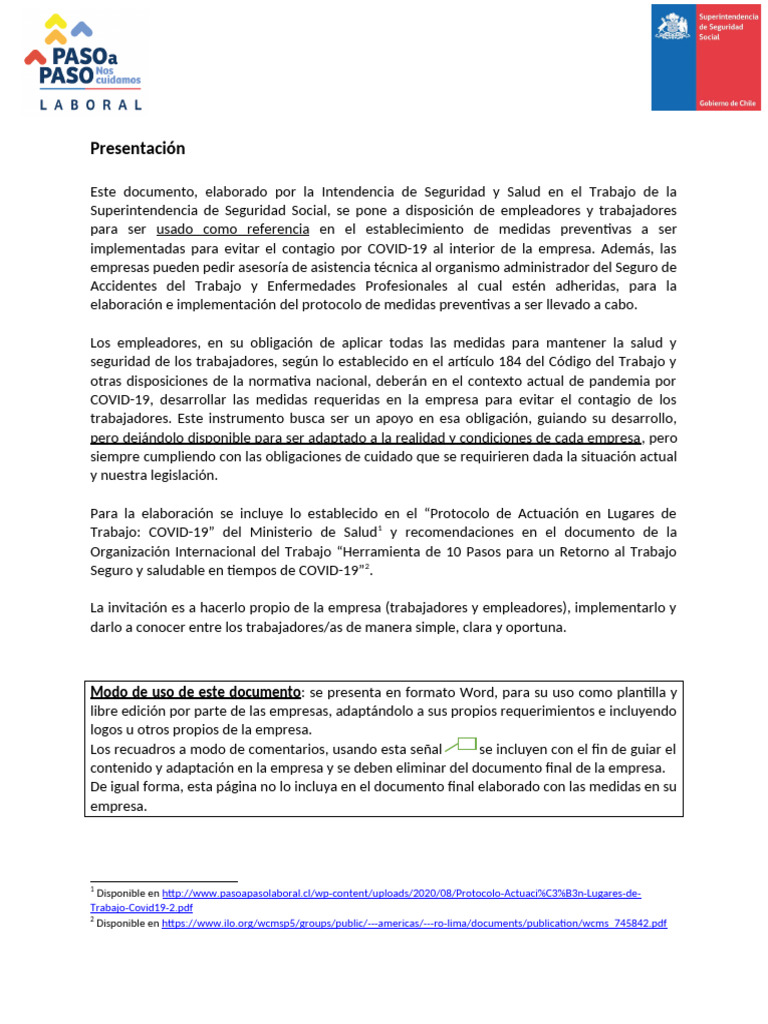 Modelo de Programa Preventivo Paso A Paso Laboral | PDF | Lavado de manos