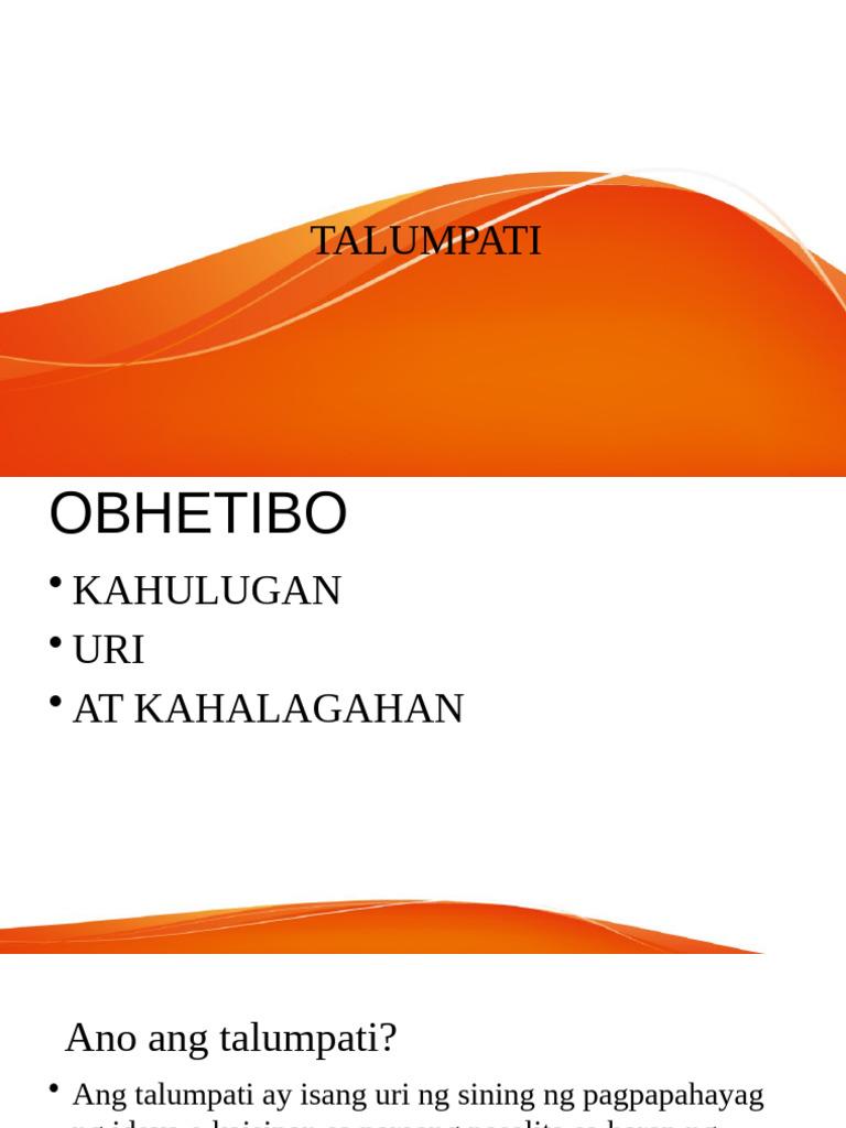 Group 3 Talumpati 1 | PDF