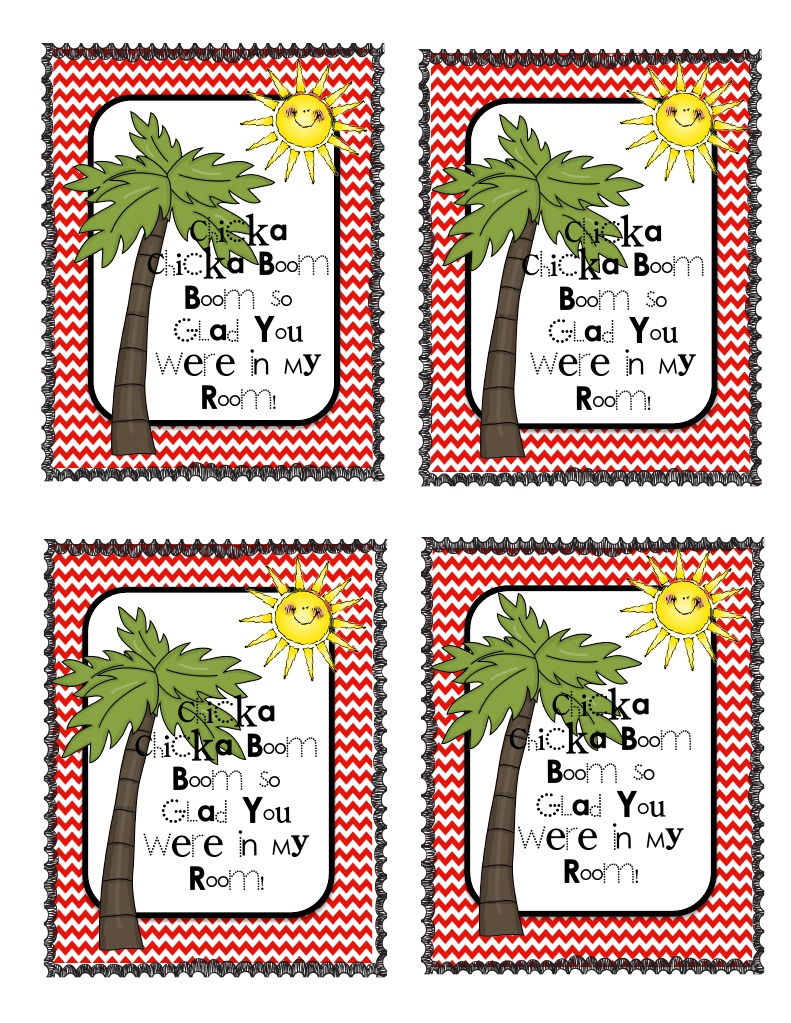 Chicka Chicka Boom Boom Drink Labels | PDF