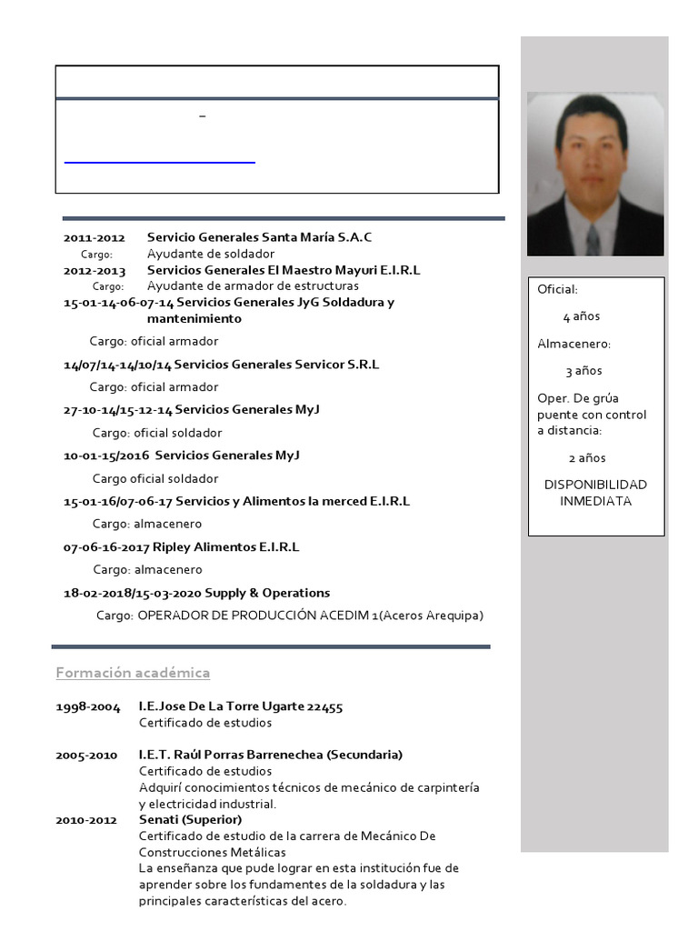 Curriculum Vitae Reyes Marcos Richard 1 1 | PDF