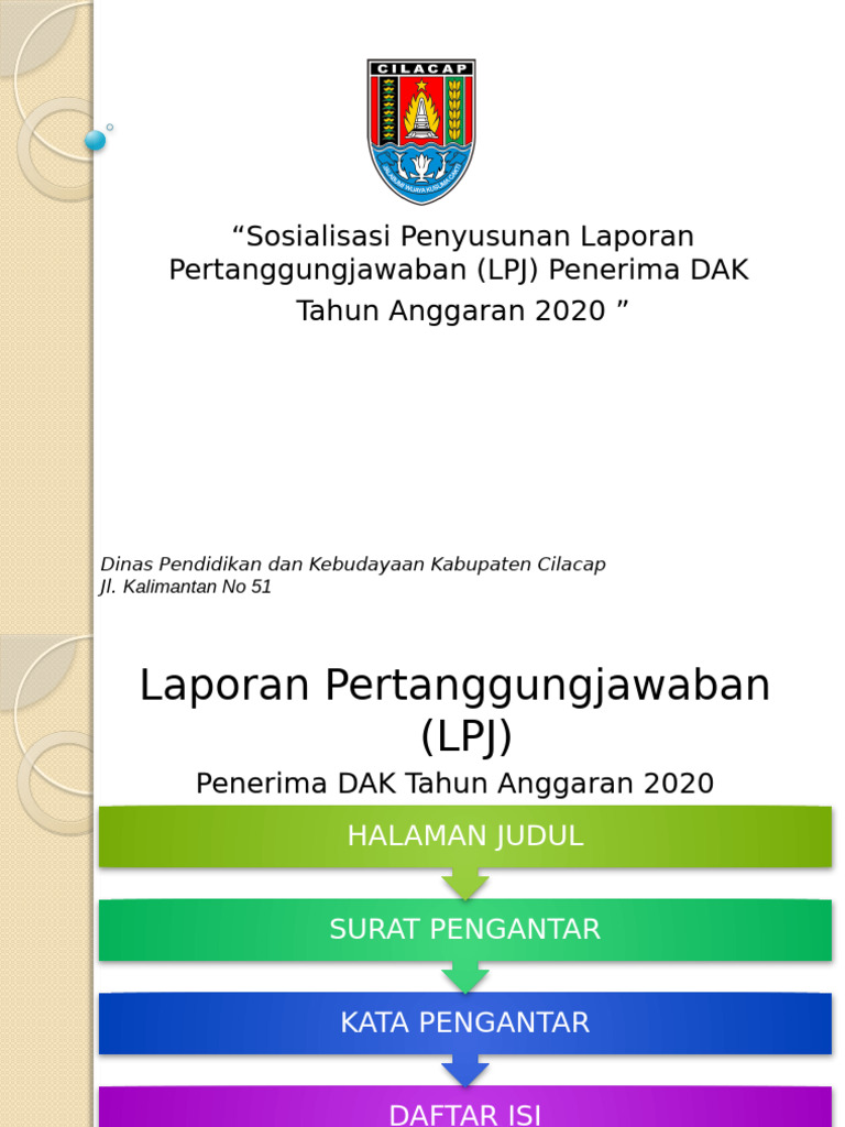 Sosialisasi LPJ REVIT 2025 | PDF