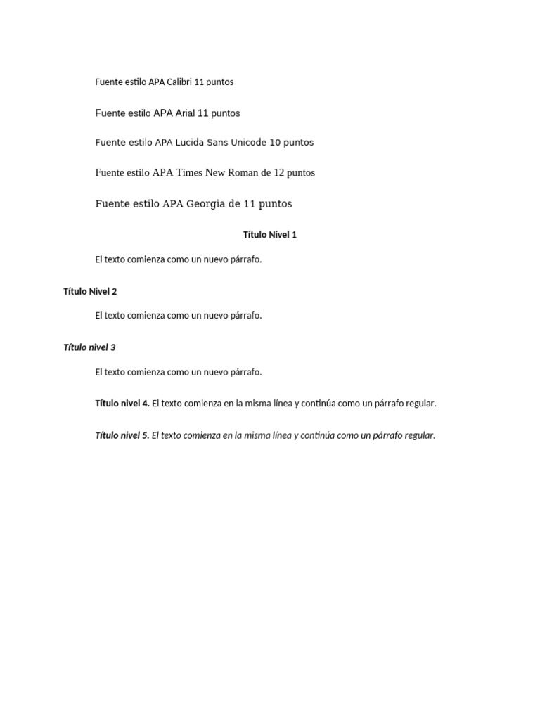 Modelo Informe Apa | PDF