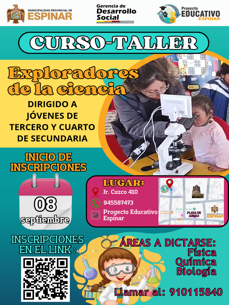 Flyer Exploradores de La Ciencia | PDF