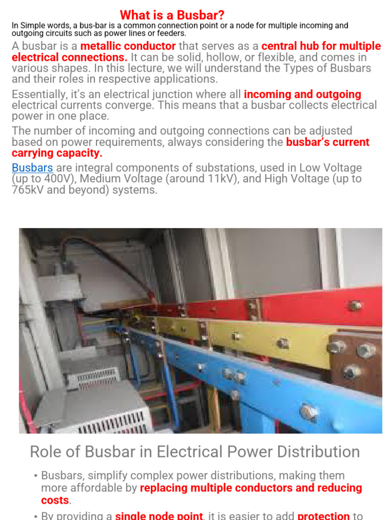 BusBar Schemes | PDF | Electrical Resistivity And Conductivity | Copper