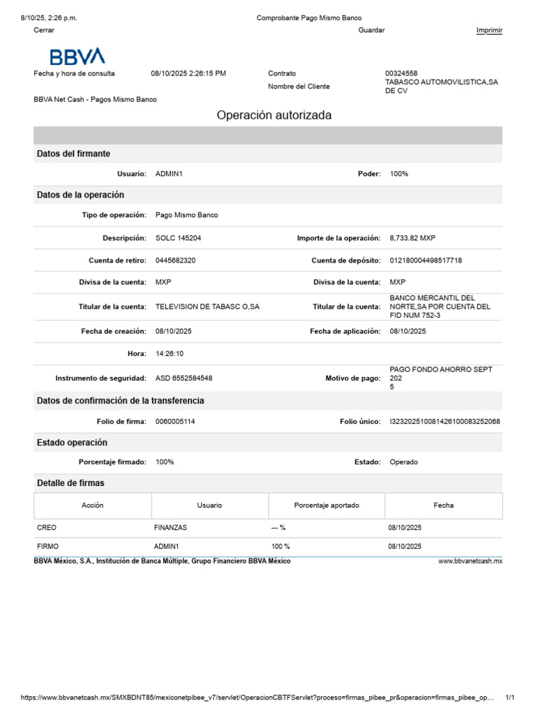 Solc 145204 | PDF | Bancos | Inversiones