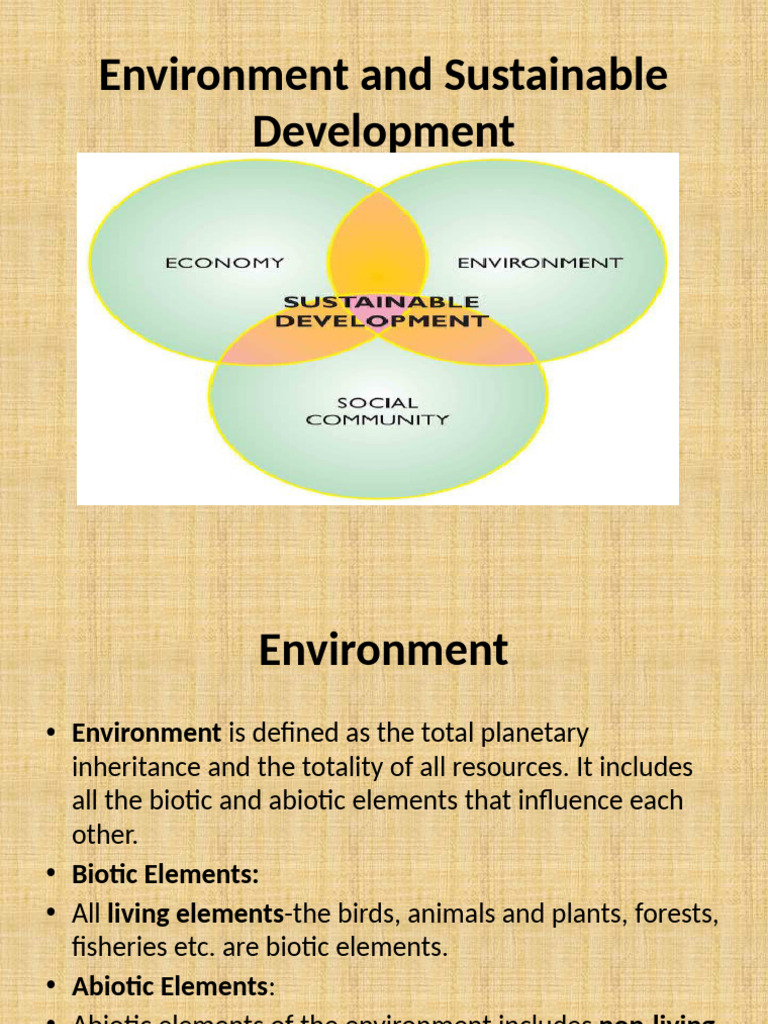 Understanding Environment and Sustainability | PDF | Ozone Depletion ...