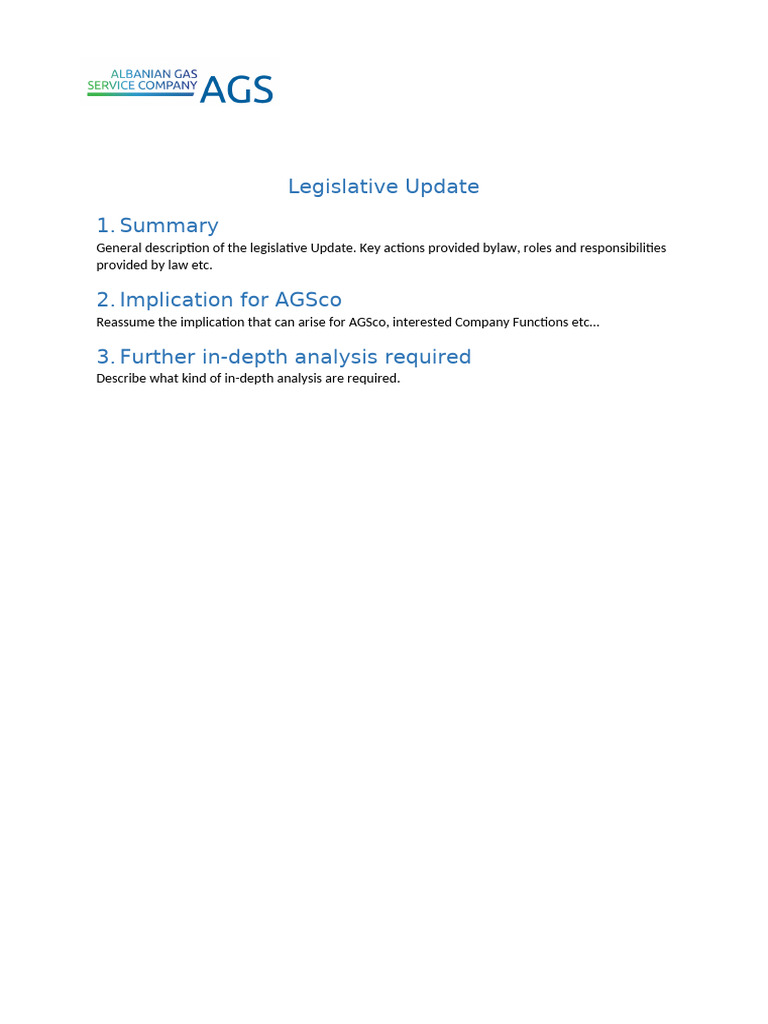 Legislative Update | PDF