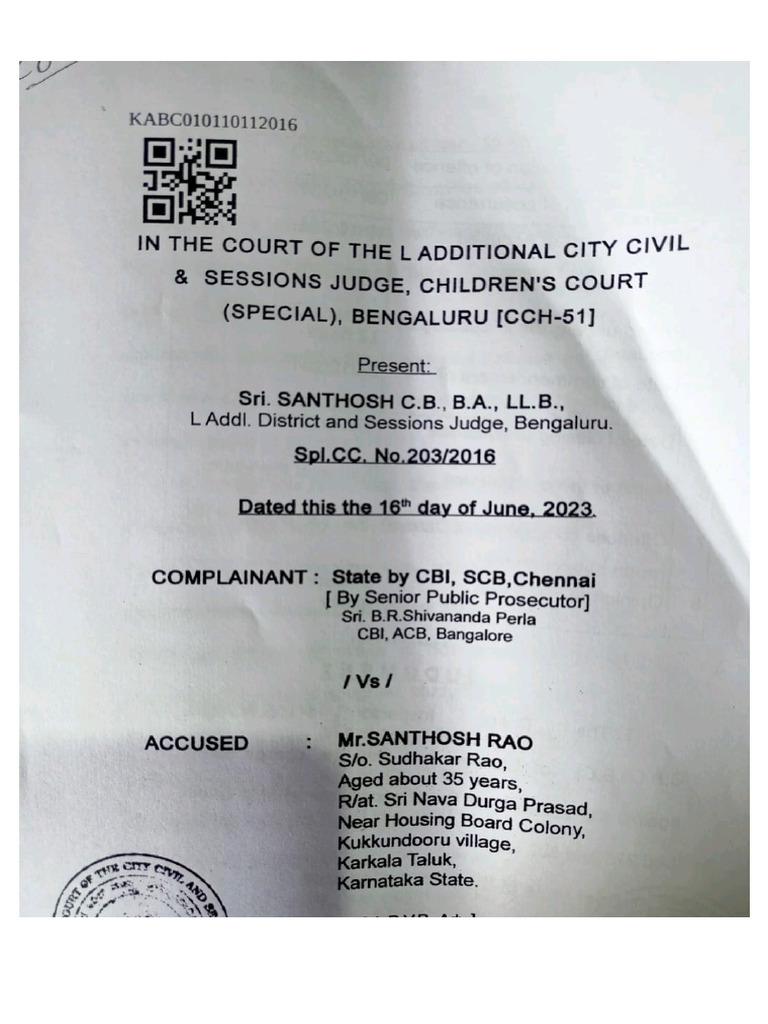 Soujanya Judgment | PDF