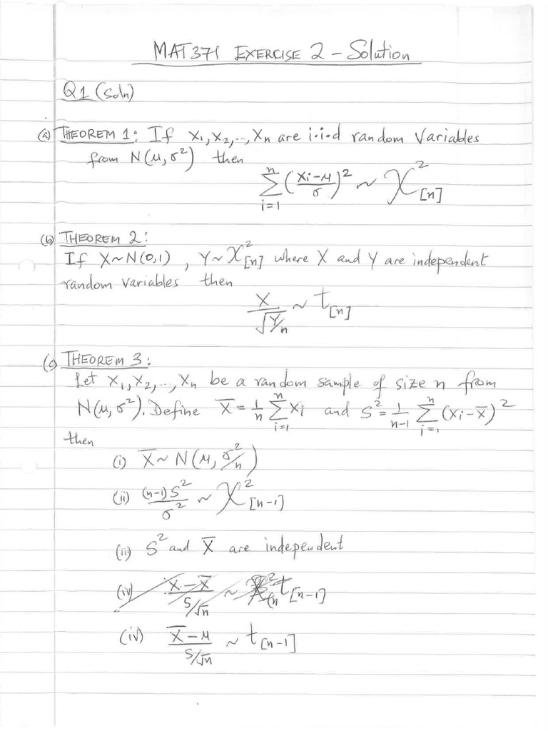 MAT371 Practice Exercise 2 Solutions | PDF