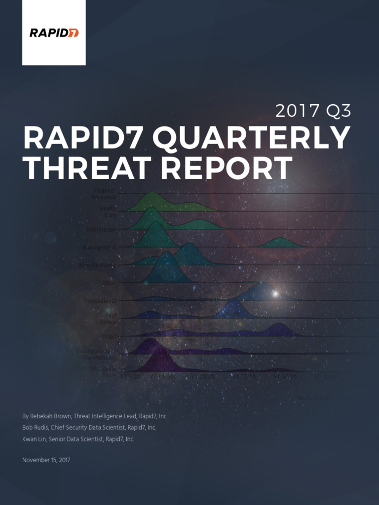 Rapid7 Threat Report 2017Q3 | PDF | Malware | Antivirus Software