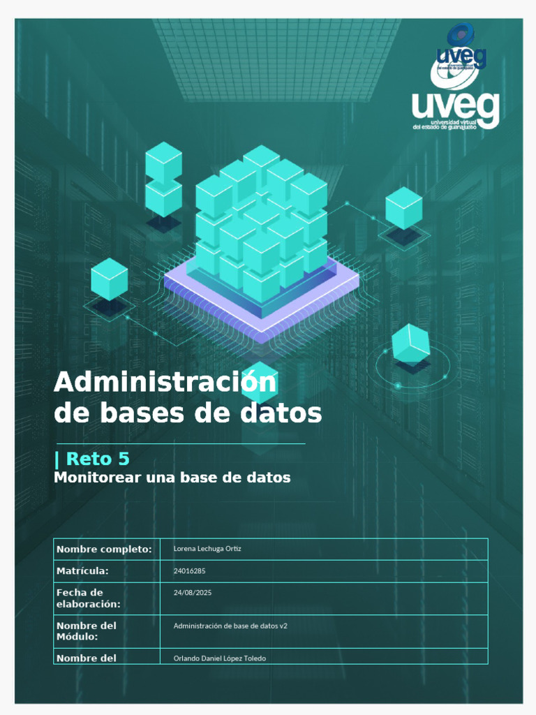 Lechuga Lorena R5 U3 | PDF | Mi sql | Servidor (Computación)