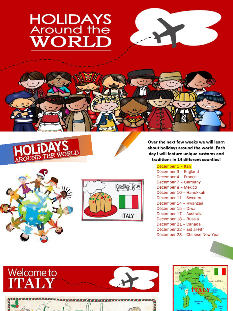 Holidays Around The World | PDF | Hanukkah | Christmas