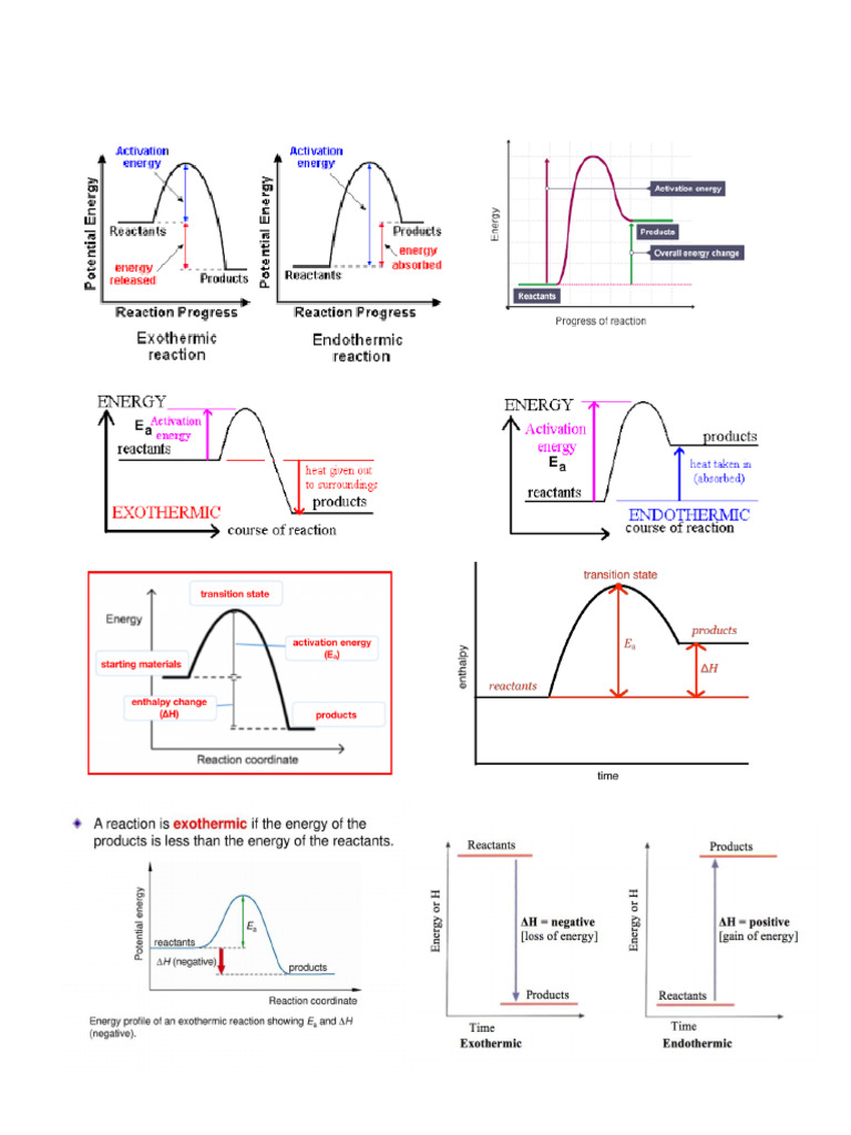 Energy Profile Diagrams - Drawings | PDF