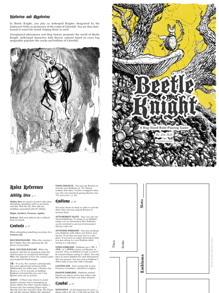 Beetle Knight Gameplay Overview | PDF | Dice
