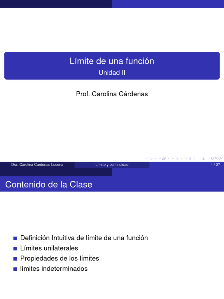 Límite de Funciones: Definición y Ejemplos | PDF | Función continua ...