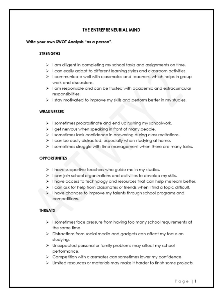 Activity 4 Entrep | PDF