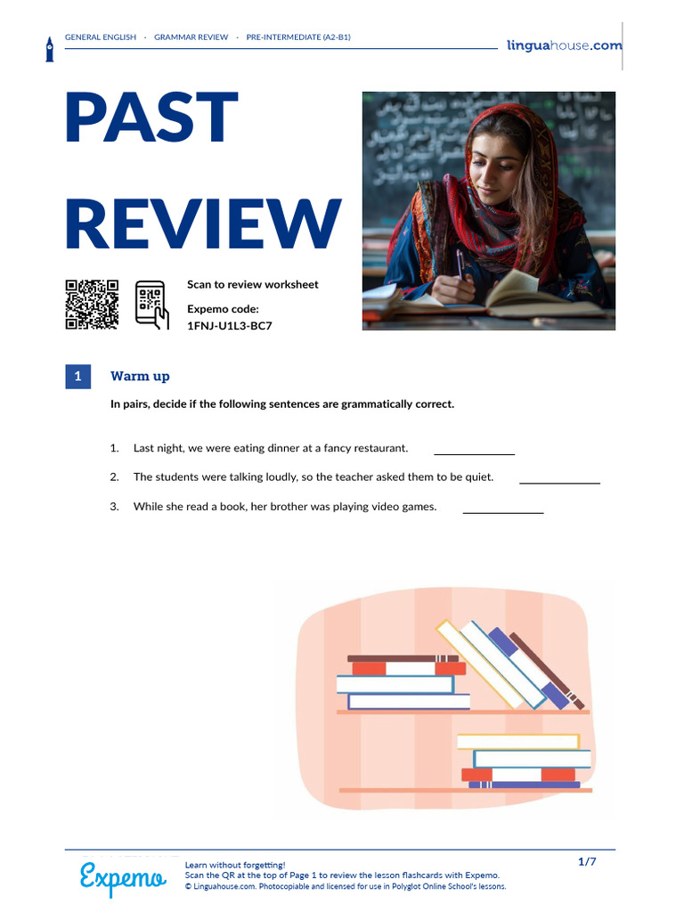 Past Review British English Teacher A2 B1 | PDF | Grammatical Tense | Verb