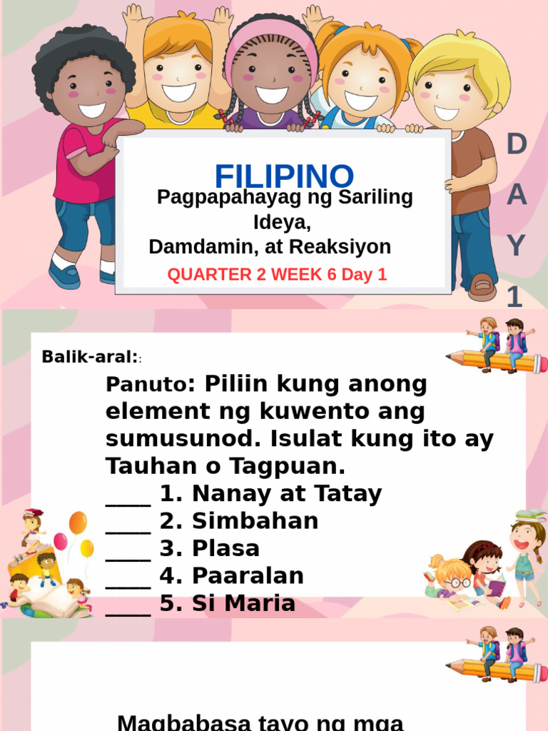 Filipino 2-Q2-Week 6 | PDF