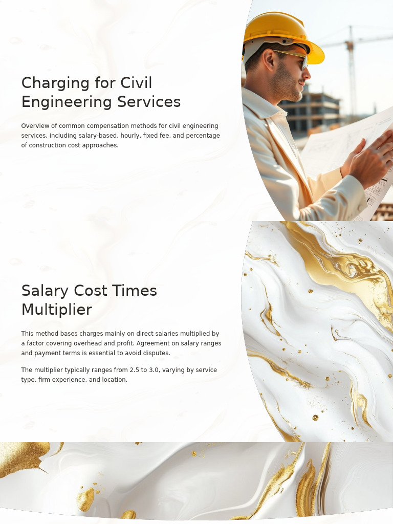 Civil Engineering Service Pricing Methods | PDF | Salary | Fee