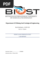 Point Load Test for Rock Strength Evaluation | PDF | Strength Of ...