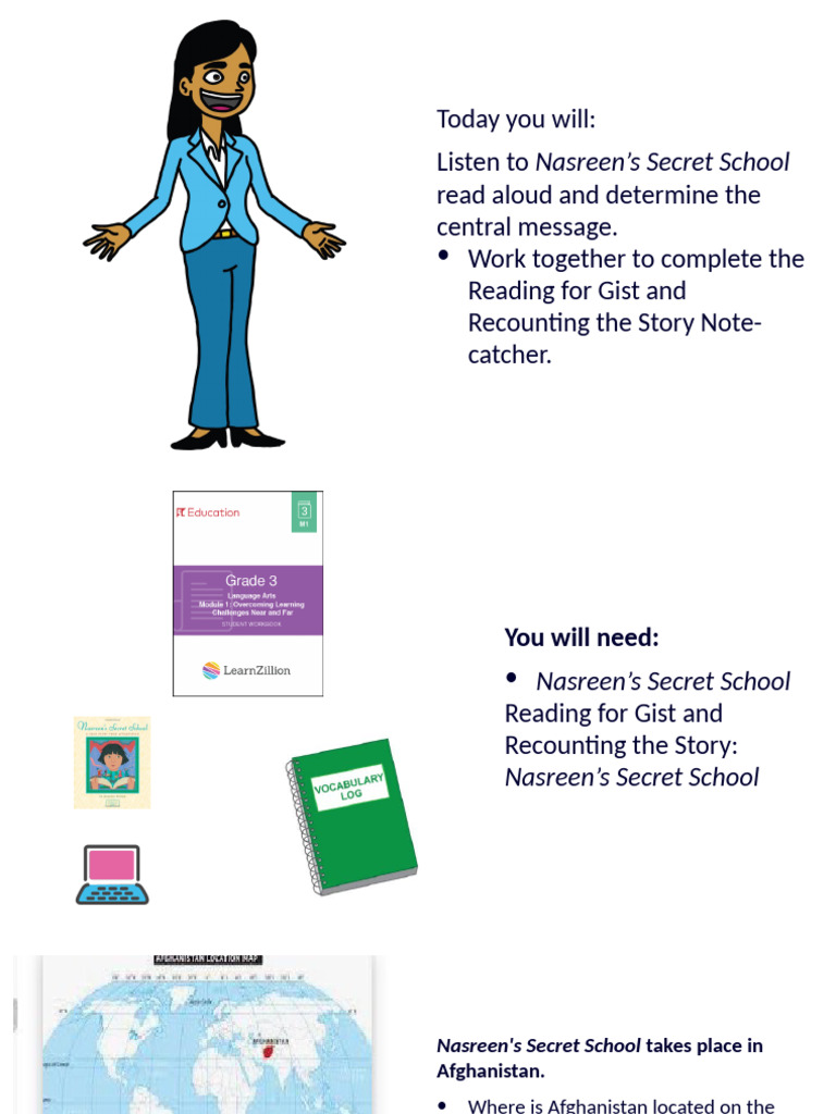 Lesson - 8 - Evelyn's Version - Nasreen's - Secret - School | PDF