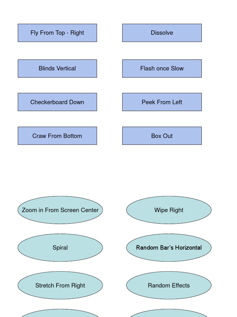 Slide Transition Effects for Presentations | PDF