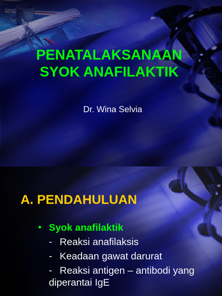 Penatalaksanaan Syok Anafilaktik Efektif | PDF