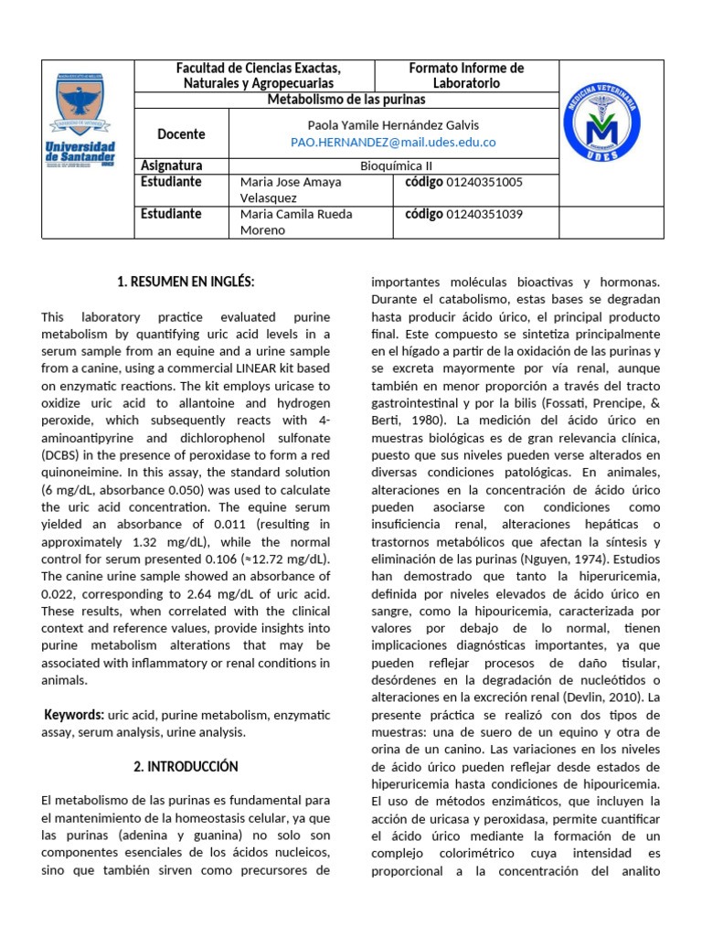 Camila Rueda y Maria Jose Amaya 7 | PDF | Desnaturalización (bioquímica ...