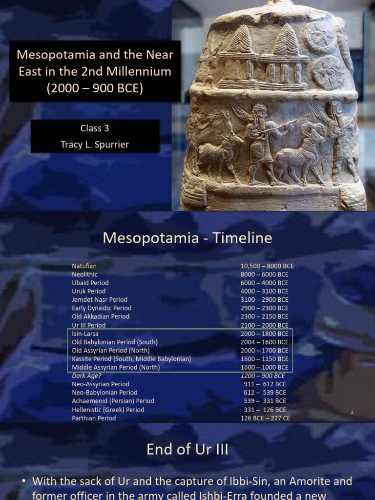 Mesopotamia's 2nd Millennium Overview | PDF | Babylonia | Hammurabi