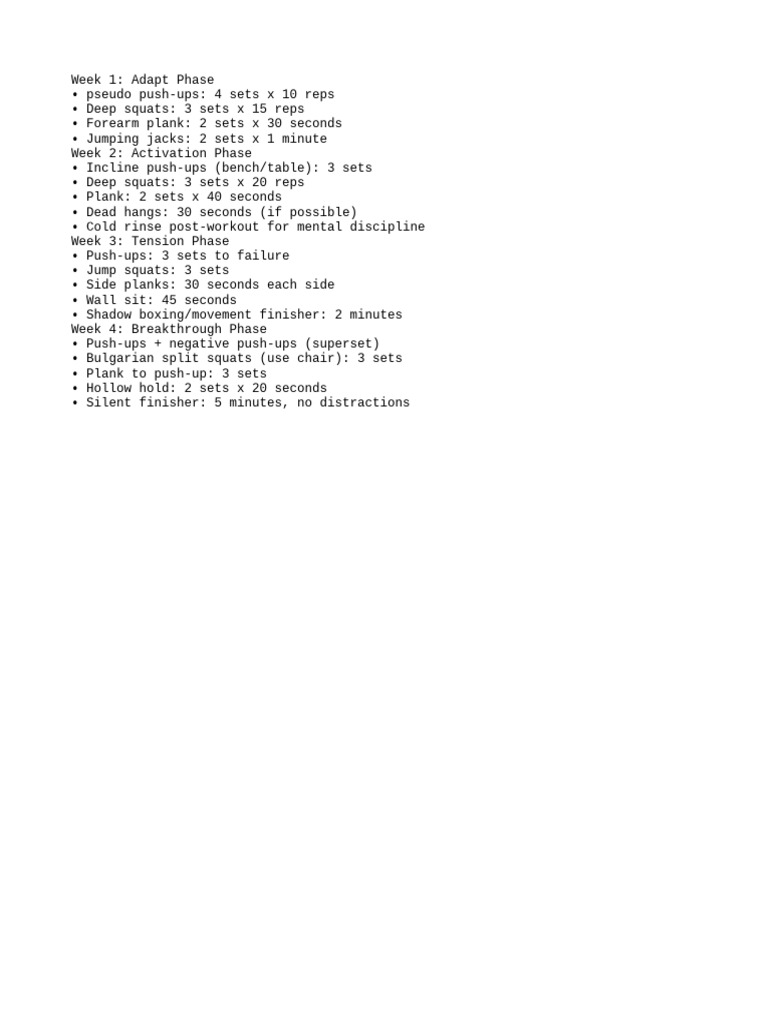 Cali Plan | PDF
