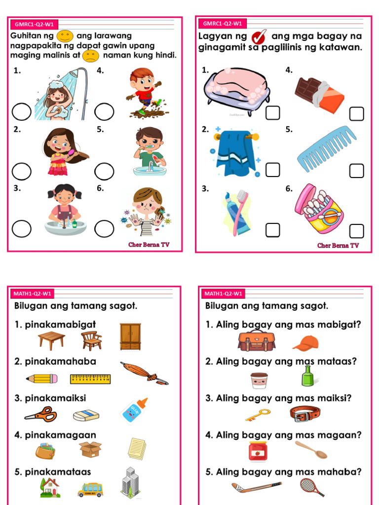 Modules Grade 1 2nd Quarter Week 1 | PDF