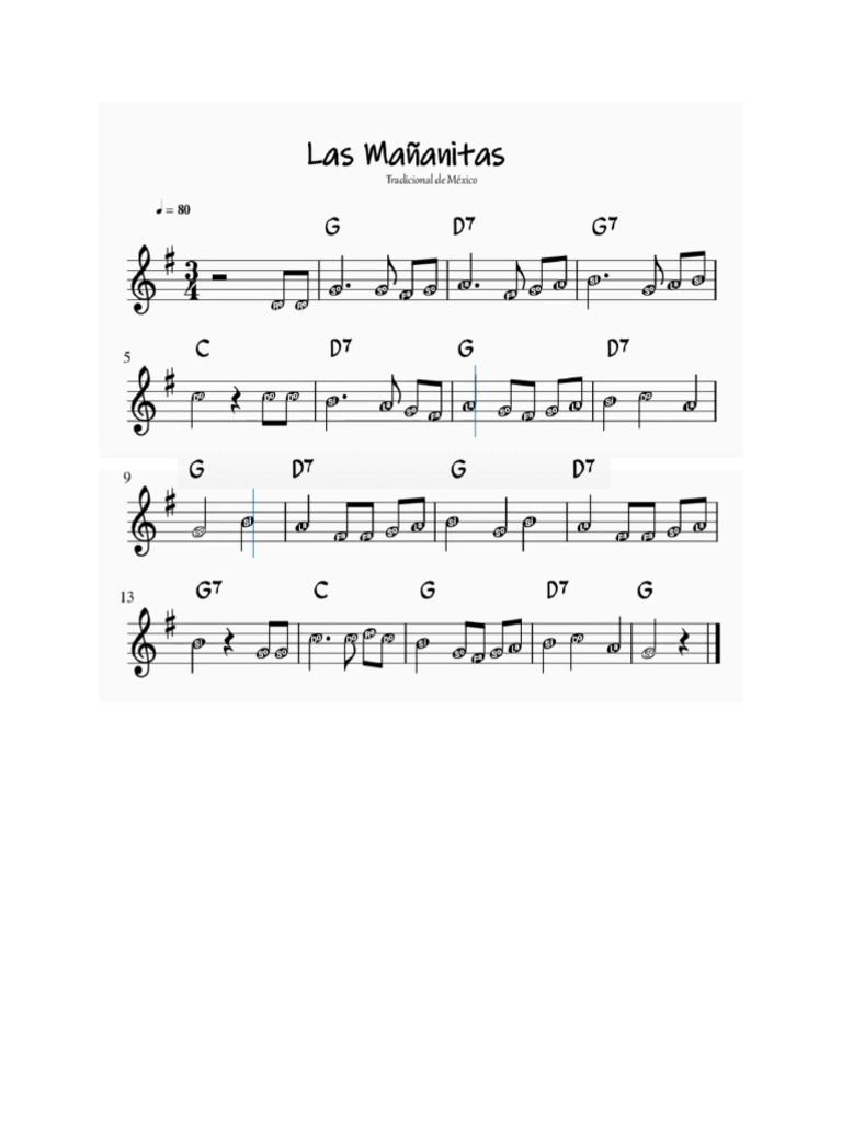 Las Mañanitas | PDF