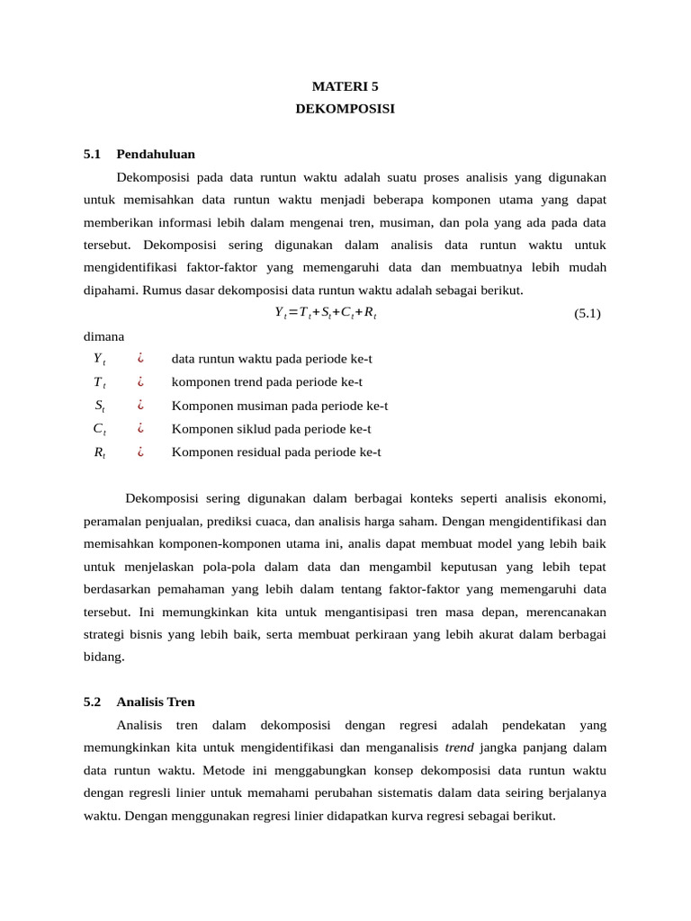 MATERI 5 - Dekomposisi | PDF