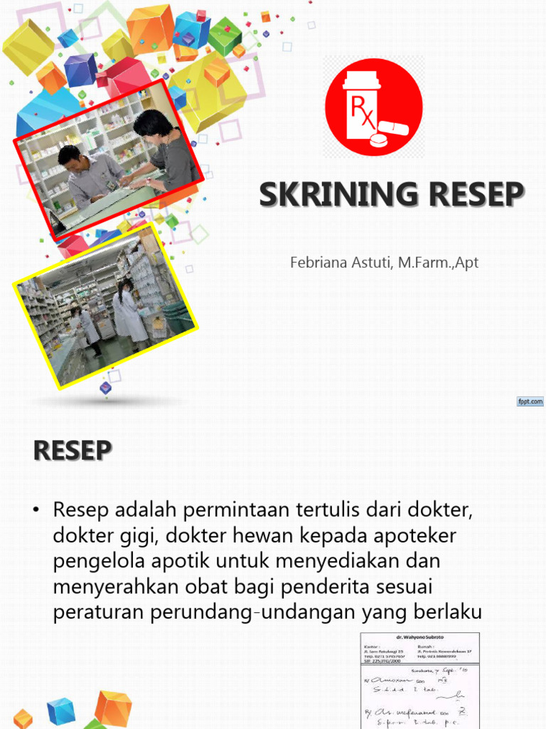 Skrining Resep | PDF