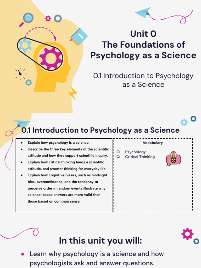 0.1 Intro To Psychology Science | PDF | Psychology | Thought