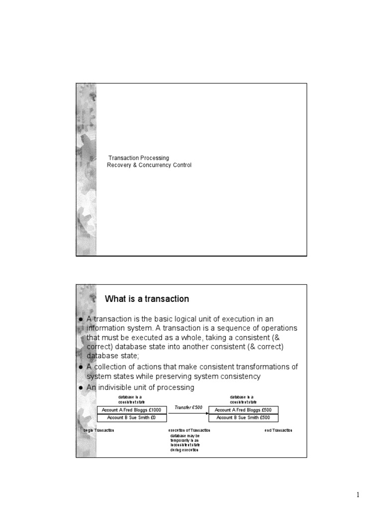 Transaction Processing: ACID Principles | PDF | Database Transaction | Distributed Computing